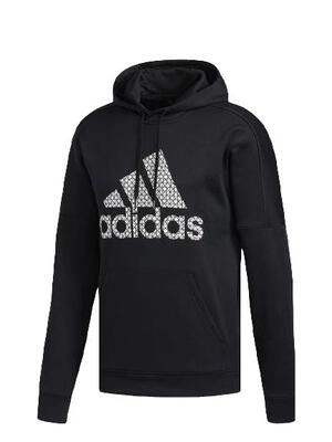 Adidas Training Sports Pullover Hoodie - Black