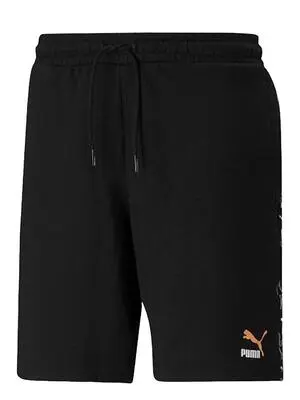 PUMA Logo Shorts - Black