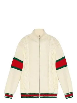 Gucci Twisted Bomber Jacket - Creamy