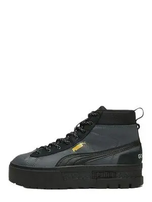 PUMA Mayze Mid Gtx High Top Sneakers - Ebony/black