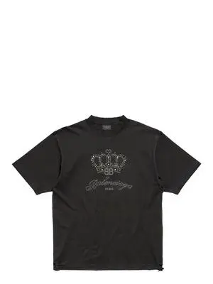 BALENCIAGA (wmns) Balenciaga Bb Motel T-shirt Medium Fit 'black'