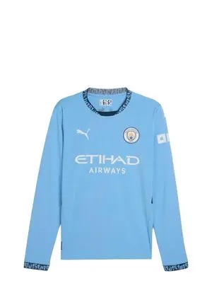 PUMA Manchester City 24/25 Home Long Sleeve Jersey - Blue/white
