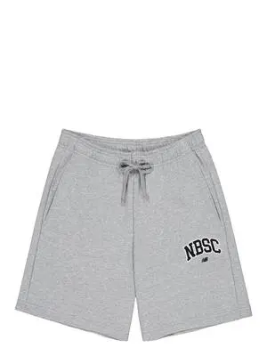 NEW BALANCE Athletics Sports Club Cotton Shorts - Grey