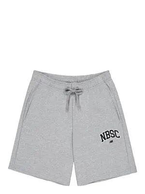 NEW BALANCE Athletics Sports Club Cotton Shorts - Grey