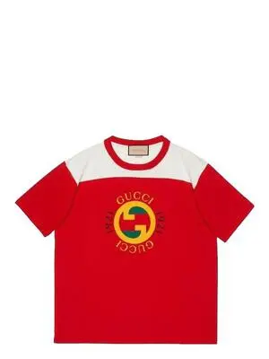 Gucci Cotton Jersey T-shirt With Print - Red