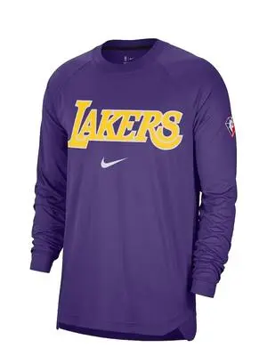 Nike X Nba La Lakers Long Sleeve Shirt - Purple