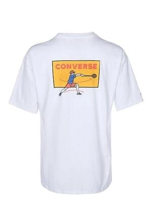 CONVERSE Jack Purcell Graphic T-shirt Asia Sizing - White