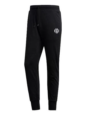 Adidas Harden Fle Logo Bundle Feet Casual Basketball Sports Long Pants - Black