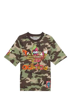 Adidas Originals X Jeremy Scott Crossover Tee 'military Green - Default Color