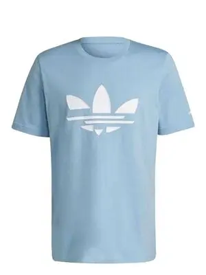 Adidas Originals St Tee Casual Breathable Sports Logo Printing Short Sleeve - Sky Blue