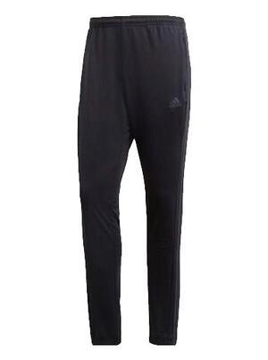 Adidas Green Side Stripe Training Sports Pants - Black
