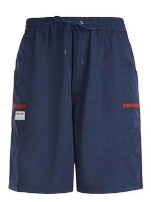 Gucci Casual Shorts With Stripe Detail - Dark Blue