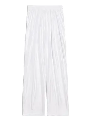 Balenciaga Wide Leg Sweatpants - White