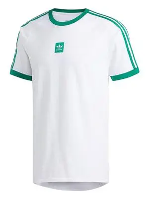 Adidas Originals Printing Casual Sports Round Neck Short Sleeve - White