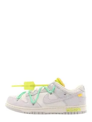 Nike Off-white X Dunk Low 'lot Of 50' Sneakers - Gray/white