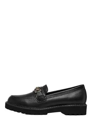 Sketchers Modern Comfort Loafers With Metal Detail - Black
