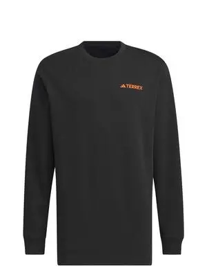 Adidas Long Sleeve Graphic T-shirt - Black