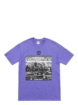 Supreme Supreme Ss18 Fiorenza Light Purple Tee Lavender
