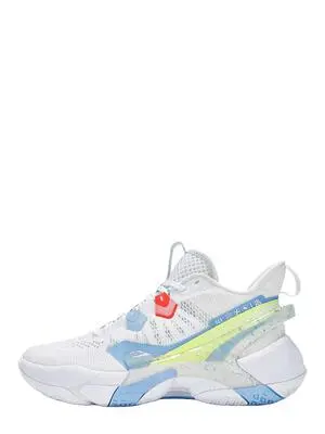 361 DEGREES Athletic Basketball Sneakers - White/blue