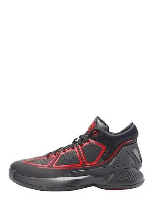 Adidas D Rose High Top Sneakers - Black/red