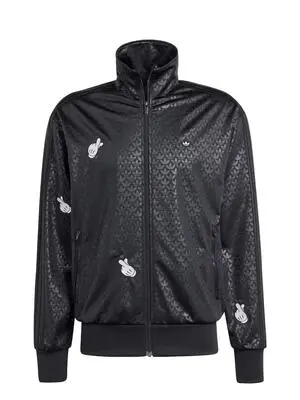 Adidas Mickey Mouse X Originals Monogram Embroidered Track Top - Black