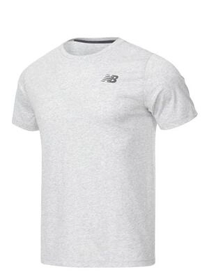 NEW BALANCE New Balance Heathertech Athletics T-shirt Asia Sizing 'grey' Grey