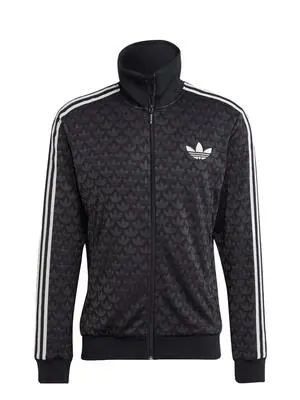 Adidas Adicolor Monogram Track Jacket - Black