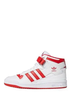 Adidas Forum Mid Sneakers - White/red