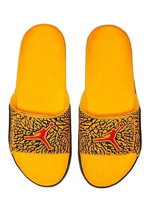 JORDAN Hydro 7 V2 Slides - Univ Gold/univ Red-black