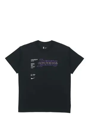 Nike Los Angeles Lakers Short Sleeve Training T-shirt - Black