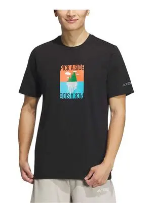 Adidas Polygiene Graphic T-shirt Asia Sizing - Black