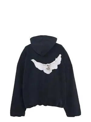 Yeezy X Balenciaga Dove Hoodie - Black