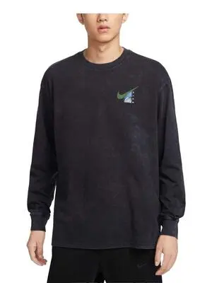 Nike Max90 Long Sleeve Basketball T-shirt Asia Sizing - Black