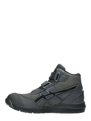 Asics High Top Sneakers With Velcro Fastening - Black/graphite Grey