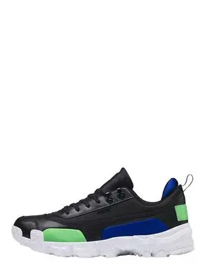 PUMA Trailfox Leather Sneakers - Black/blue/green