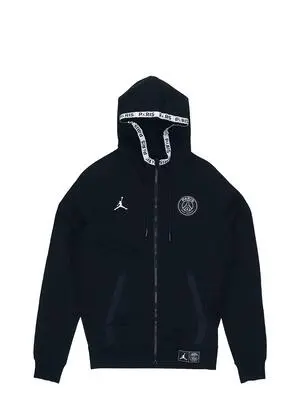 JORDAN Paris Saint-germain Full-zip Fleece Cardigan - Black