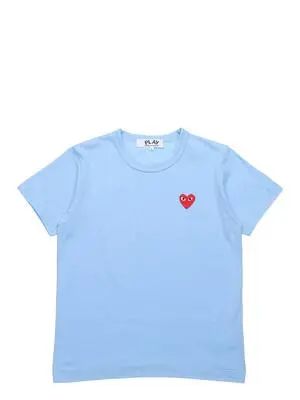 Play Comme Des Garcon COMME Des GARCONS PLAY Small Logo T-Shirt Blue