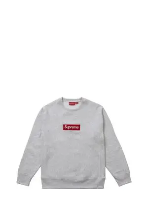 Supreme Fw18 Box Logo Crewneck - Grey