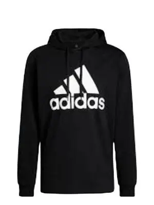 Adidas Essentials Logo Hoodie - Black/white
