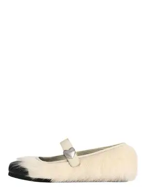 UGG X Ambush Mary Jane Flats - White/black