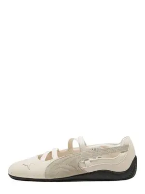 PUMA Speedcat Ballet Suede Flats - Alpine Snow/black
