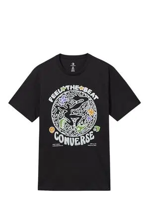 CONVERSE Abstract Dance Tee Asia Sizing - Black
