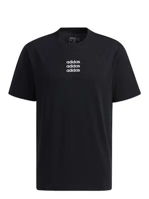 Adidas Neo Ce C+ Tee Casual Sports Round Neck Short Sleeve - Black