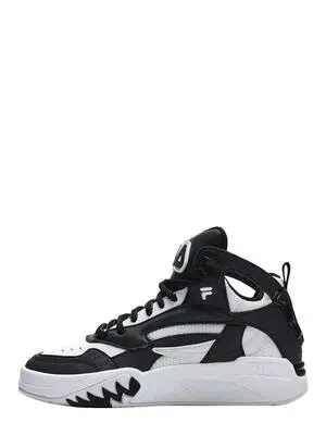 FILA FUSION Desperado Vintage High Top Sneakers - White/black