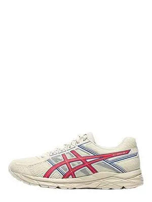 Asics Gel-contend 4 Athletic Sneakers - Cream/red