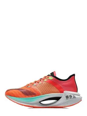 LI-NING Essence Athletic Sneakers - Fluorescent Glazed Orange