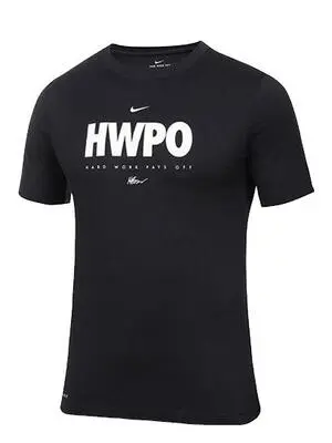 Nike Dri-fit Hwpo Short Sleeve T-shirt - Black