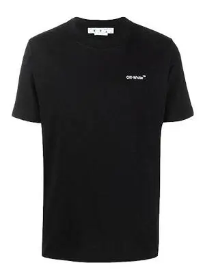 Off-White Arrow Logo Short Sleeve T-shirt - Black/white