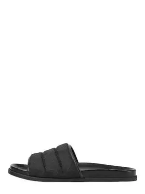 Gucci Padded Logo Slides - Black