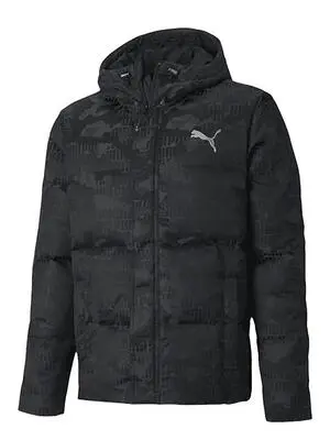 PUMA PUMA Camouflage Padded Down Jacket Black/white
